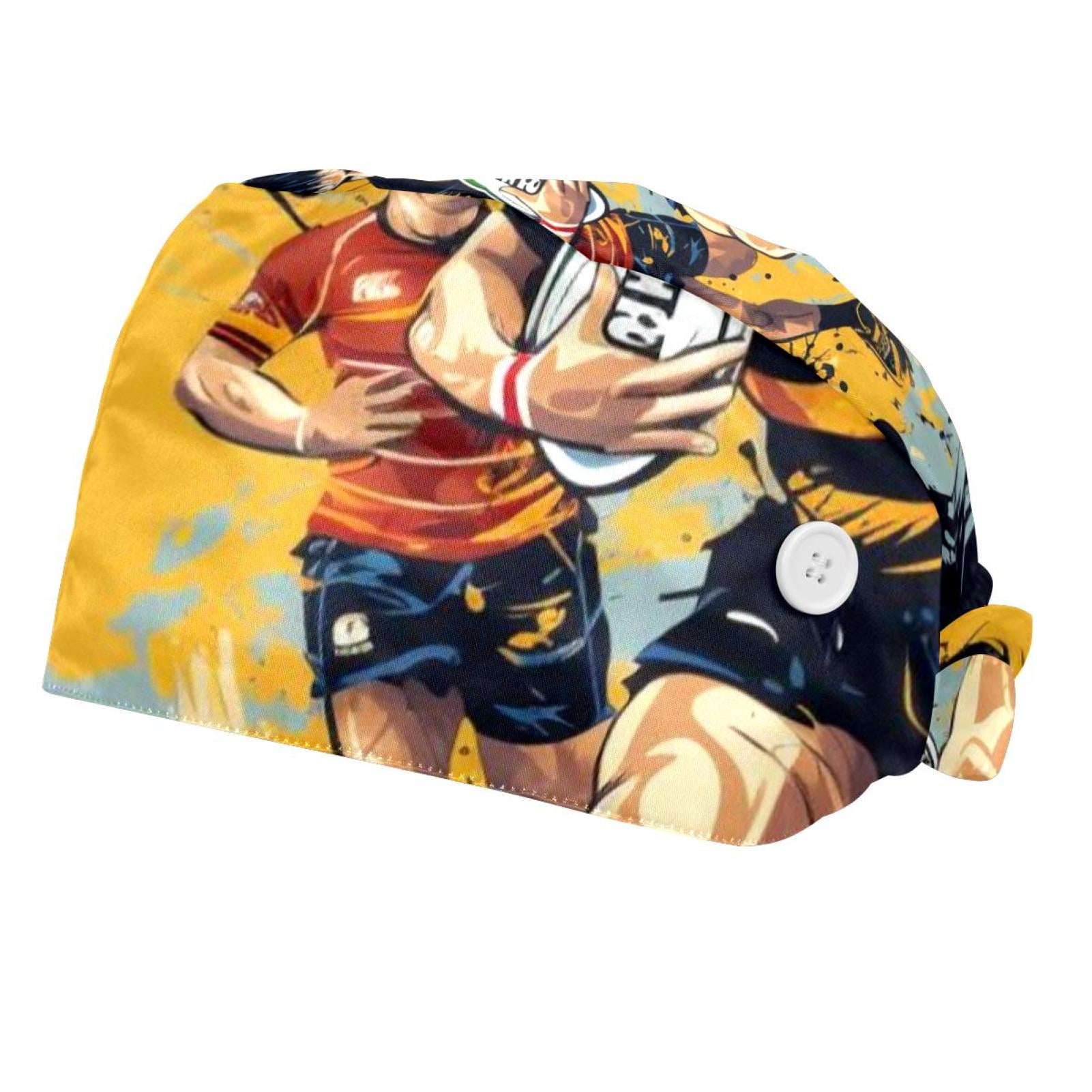 Rugby Football Working Caps with Buttons,One Size,2 Packs - Walmart.com