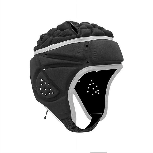 Rugby Helmet Headgear Adjustable Soccer Padded Headgear Soft Protective ...