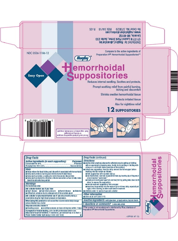 Hemorrhoid Suppositories in Pain management - Walmart.com