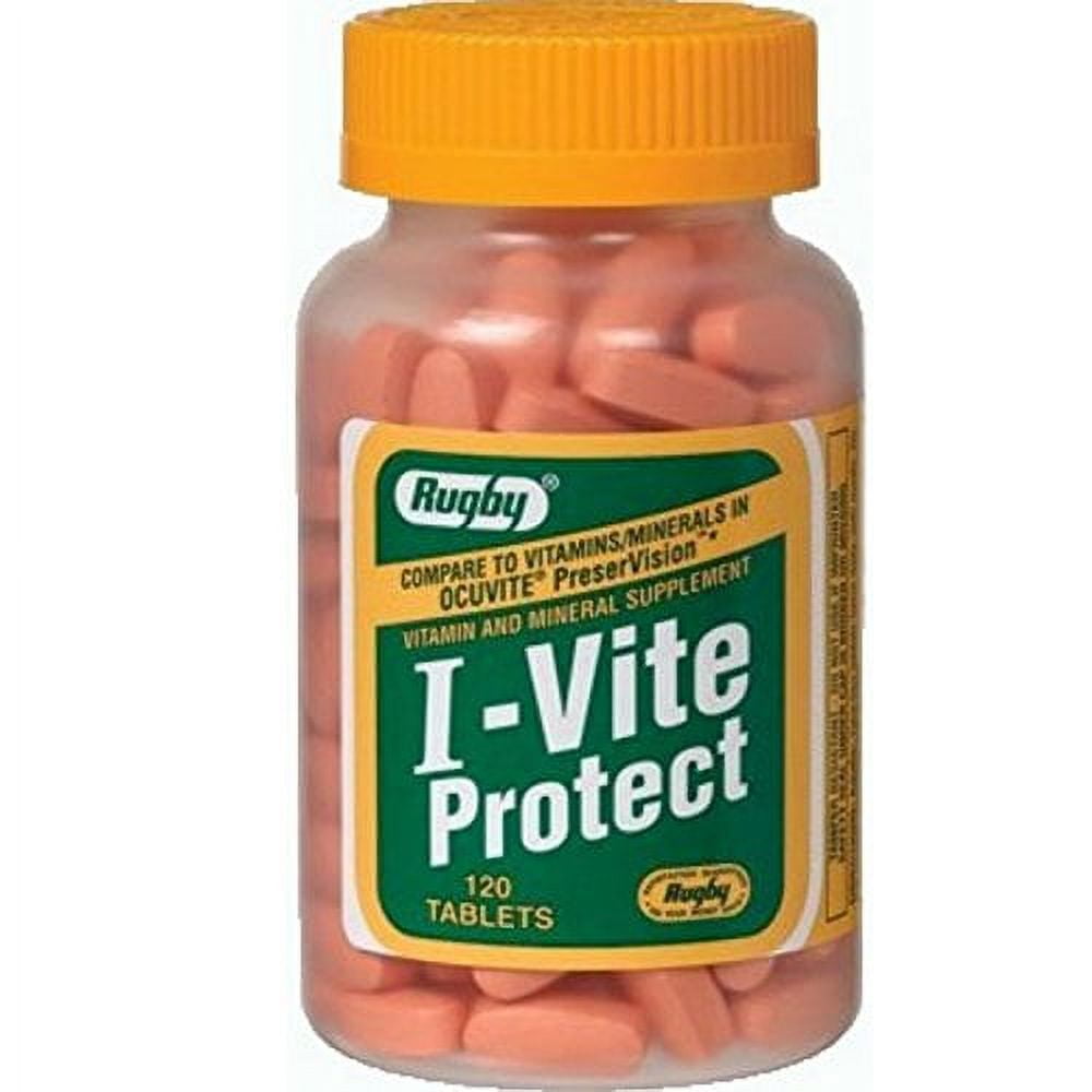 Rugby I-Vite Protect Vitamin & Mineral Supplement Tablets 120 (Pack of ...