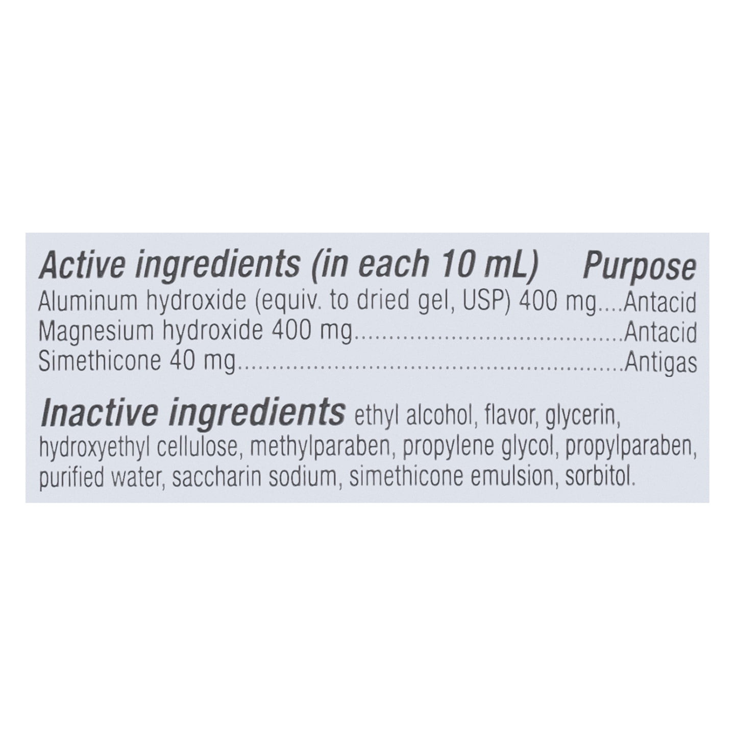 Rugby Laboratories Antacid Liquid Regular Strength Aluminum Hydroxide ...