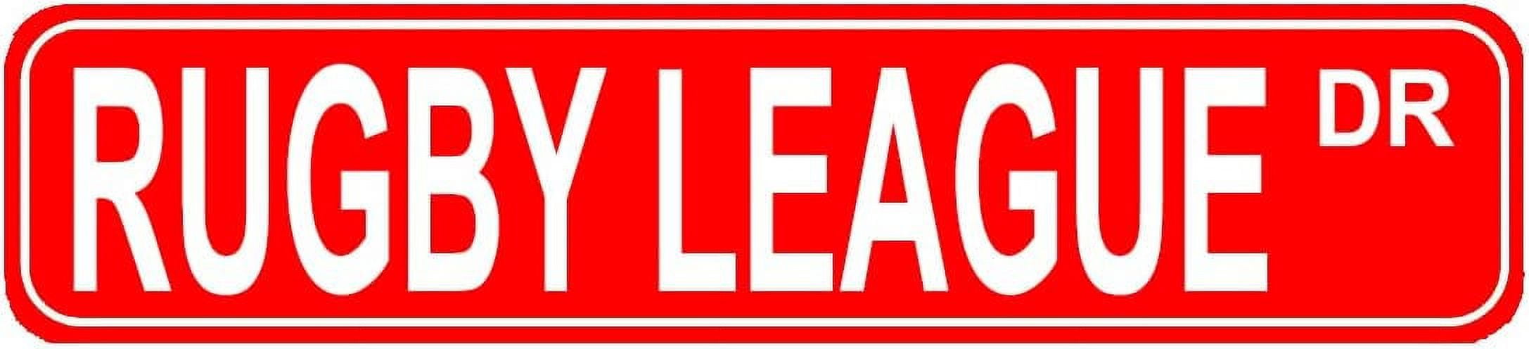 Rugby League DR Sign Rugby League Fan Participant Gift Street Home ...