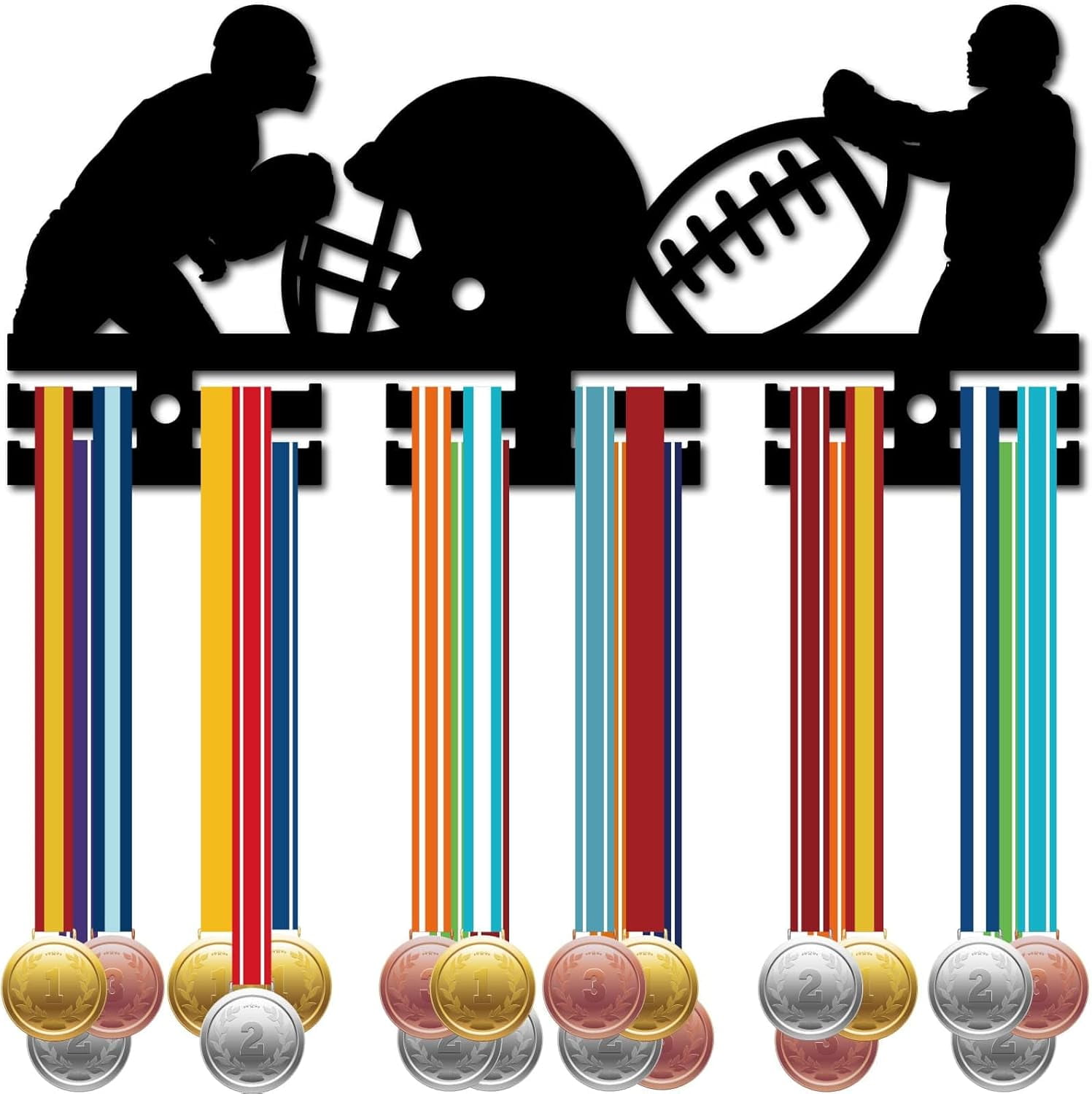 Rugby Medal Holder Acrylic Medal Hanger Medal Rack Display Hanging ...