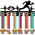 Rugby Medal Holder Sports Medal Hanger Display Awards Ribbons Acrylic ...