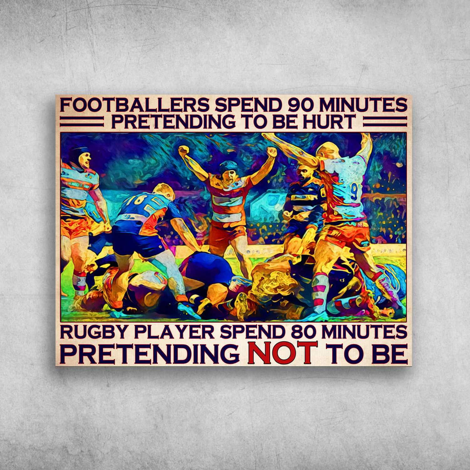 Rugby Player - Footballers Spend 90 Minute, Pretending To Be Hurt ...