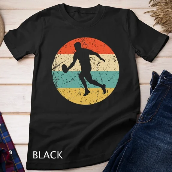 Rugby Player Retro Style Sports Unisex T-Shirt - Walmart.com