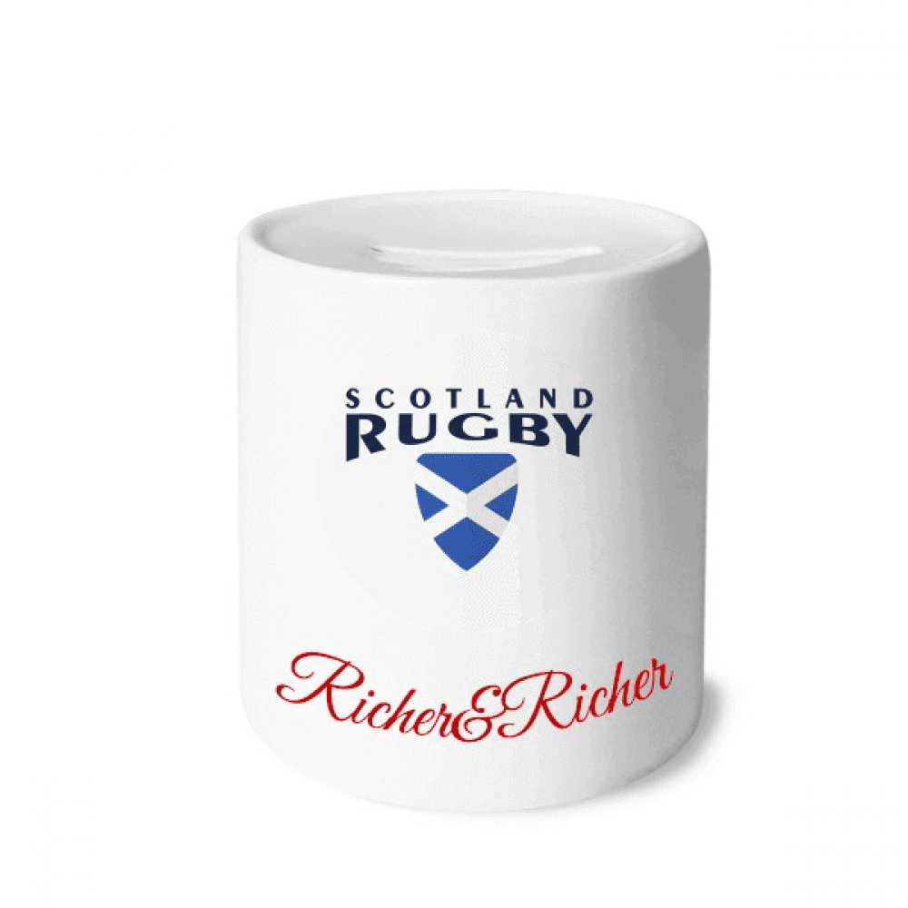 Rugby Scotland Run Art Deco Fashion Rich and Rich Bank Saving Box Coin ...