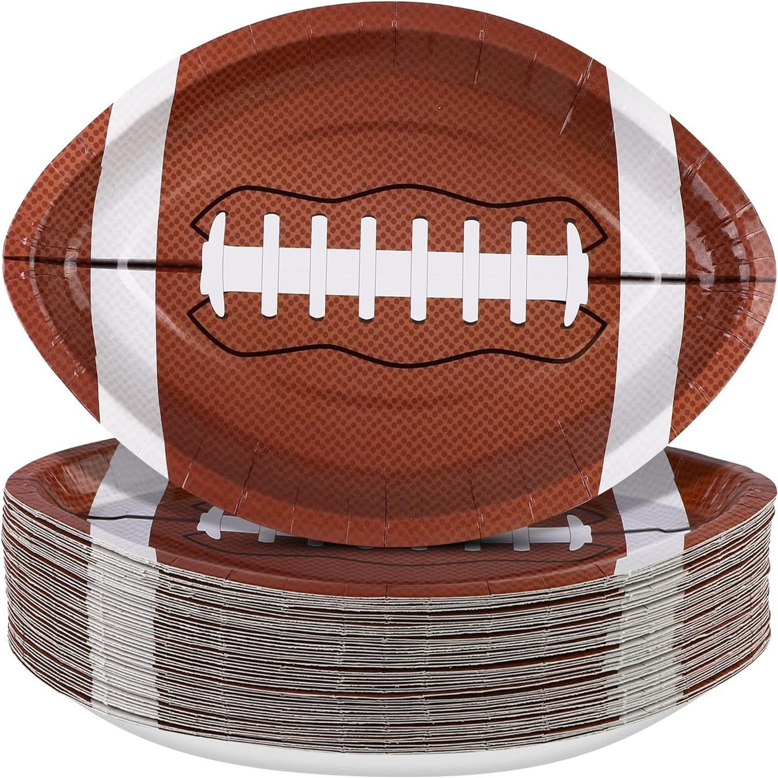 Rugby Shaped Disposable Paper Plates Rugby Party Plates Rugby Party ...
