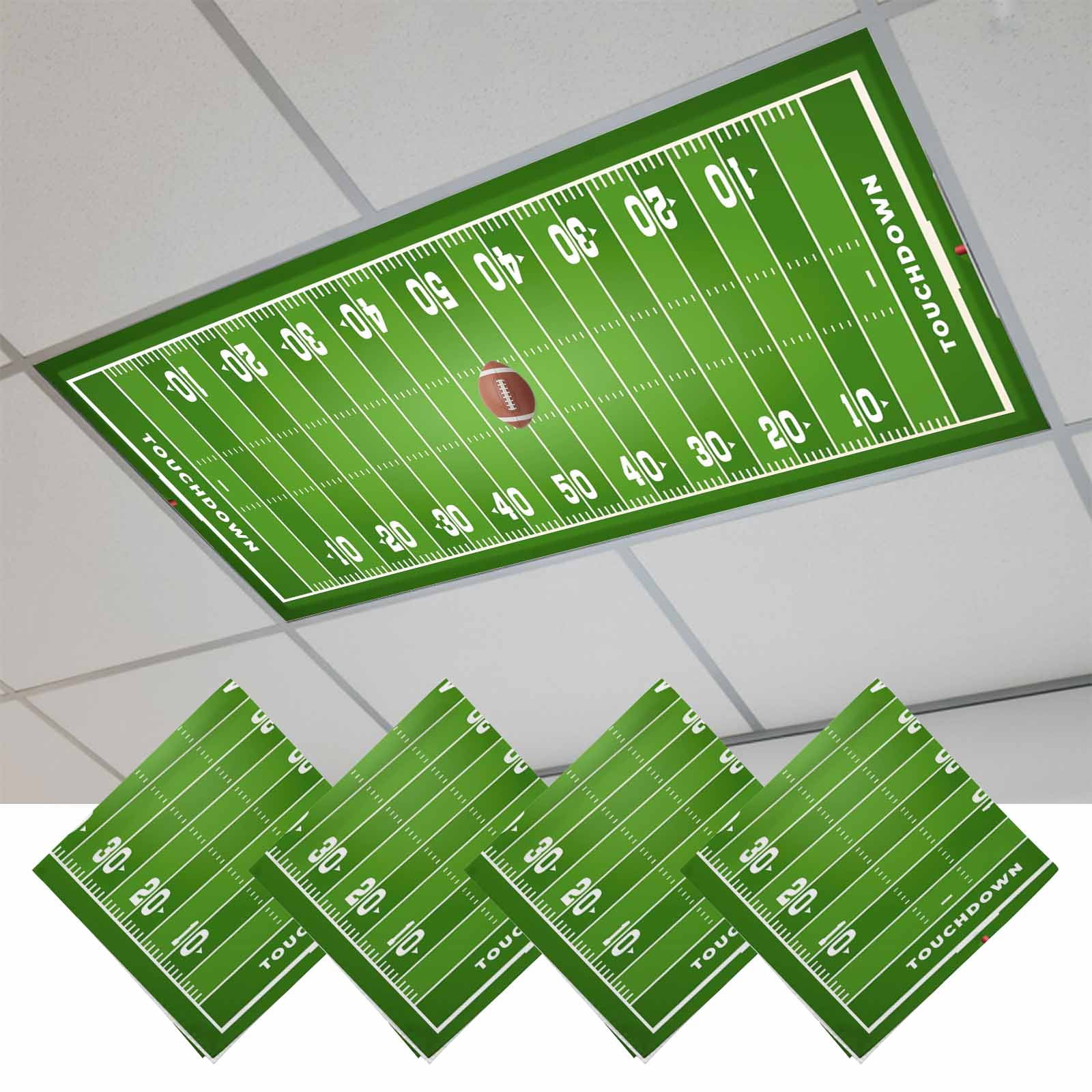 Rugby Sport Fluorescent Light Covers, American Football Field Stadium ...