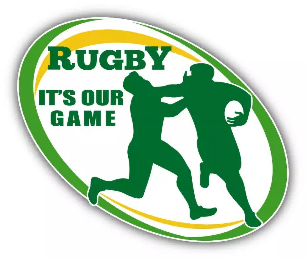 Rugby Sport It'S Our Game Car Sticker Phone Decal Water Bottle Stickers ...