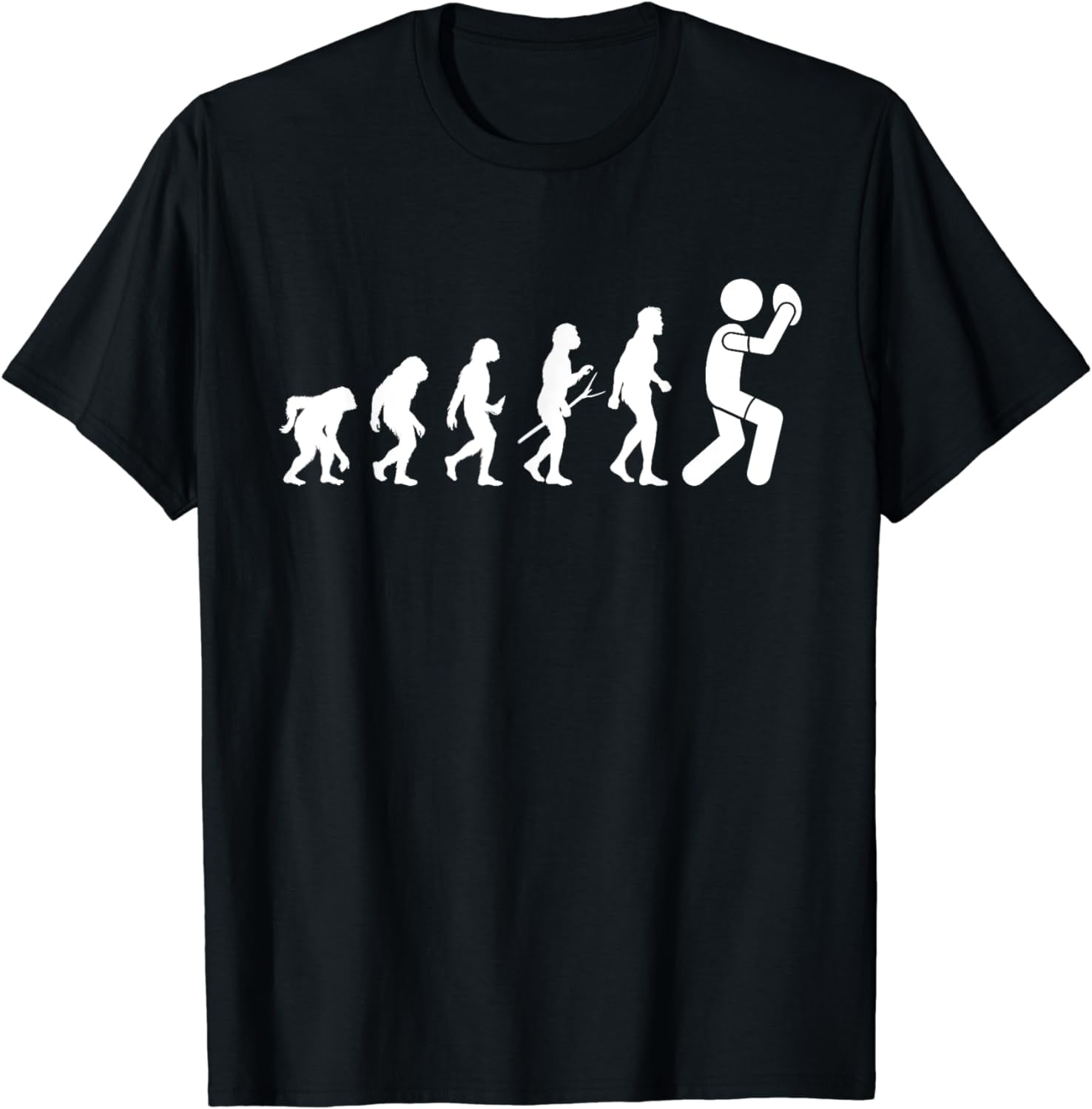 Rugby Stick Figure Evolution Rugby Player T-Shirt - Walmart.com