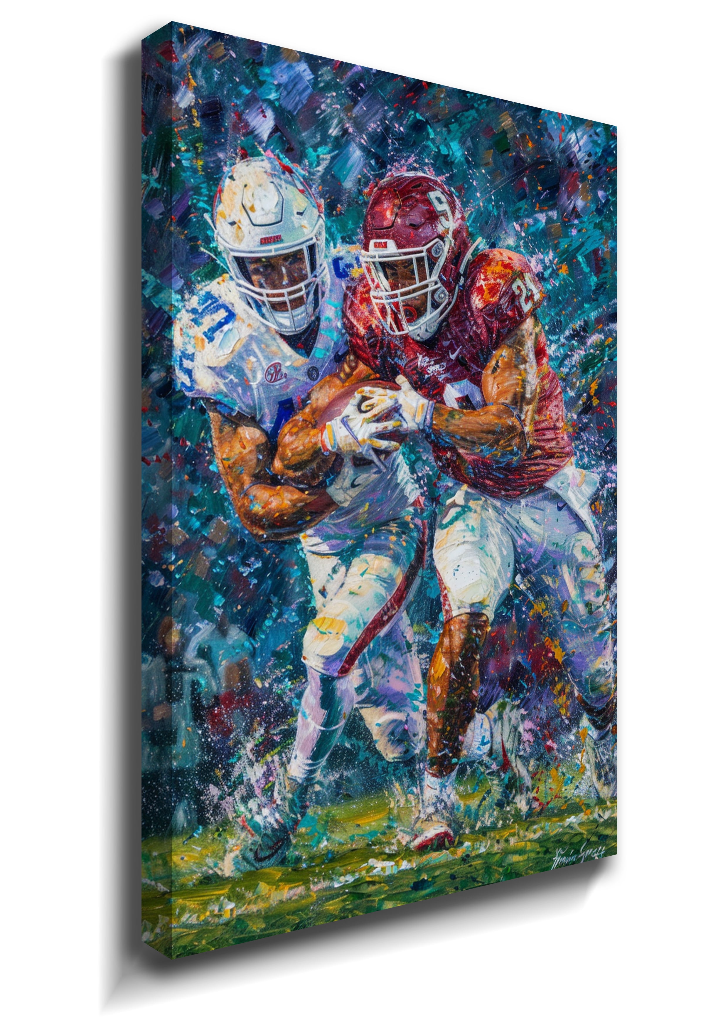 Rugby Wall Art Sports Decor Boys Bedroom Decor Wall Art For Livingroom ...