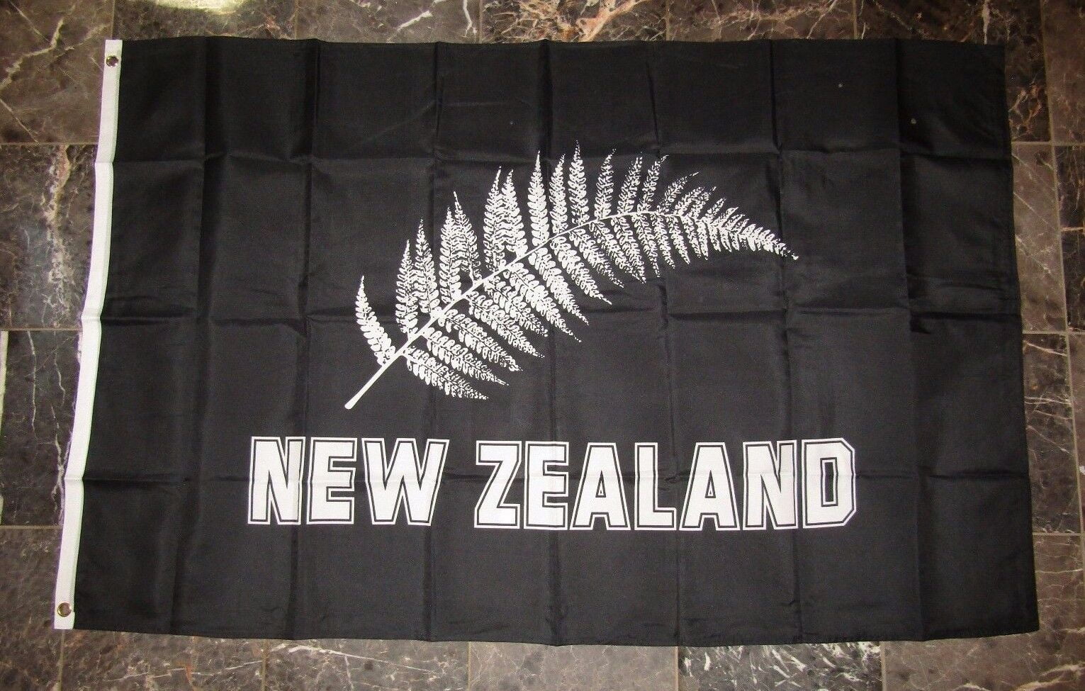 Rugby World Cup 3x5 New Zealand Silver Fern Flag 3'x5' Grommets ...
