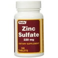 Rugby Zinc Sulfate 220 mg Tablets - Made with Zinc Sulfate Heptahydrate ...