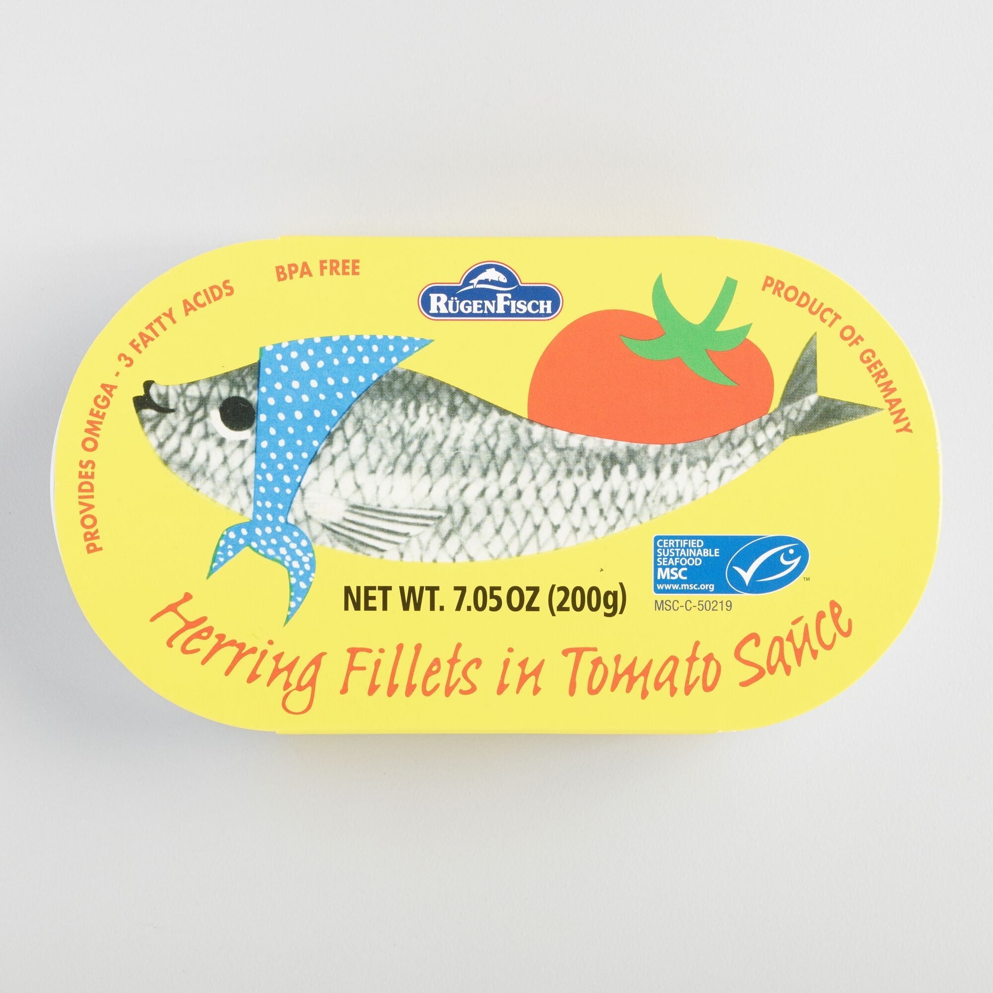 Rugen Fisch Herring Fillets in Tomato Sauce 7.05 oz. 2 ea - Walmart.com