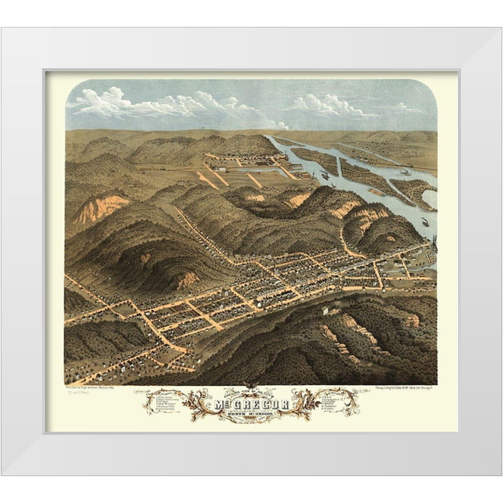 Ruger 13x12 White Modern Wood Framed Museum Art Print Titled - McGregor ...