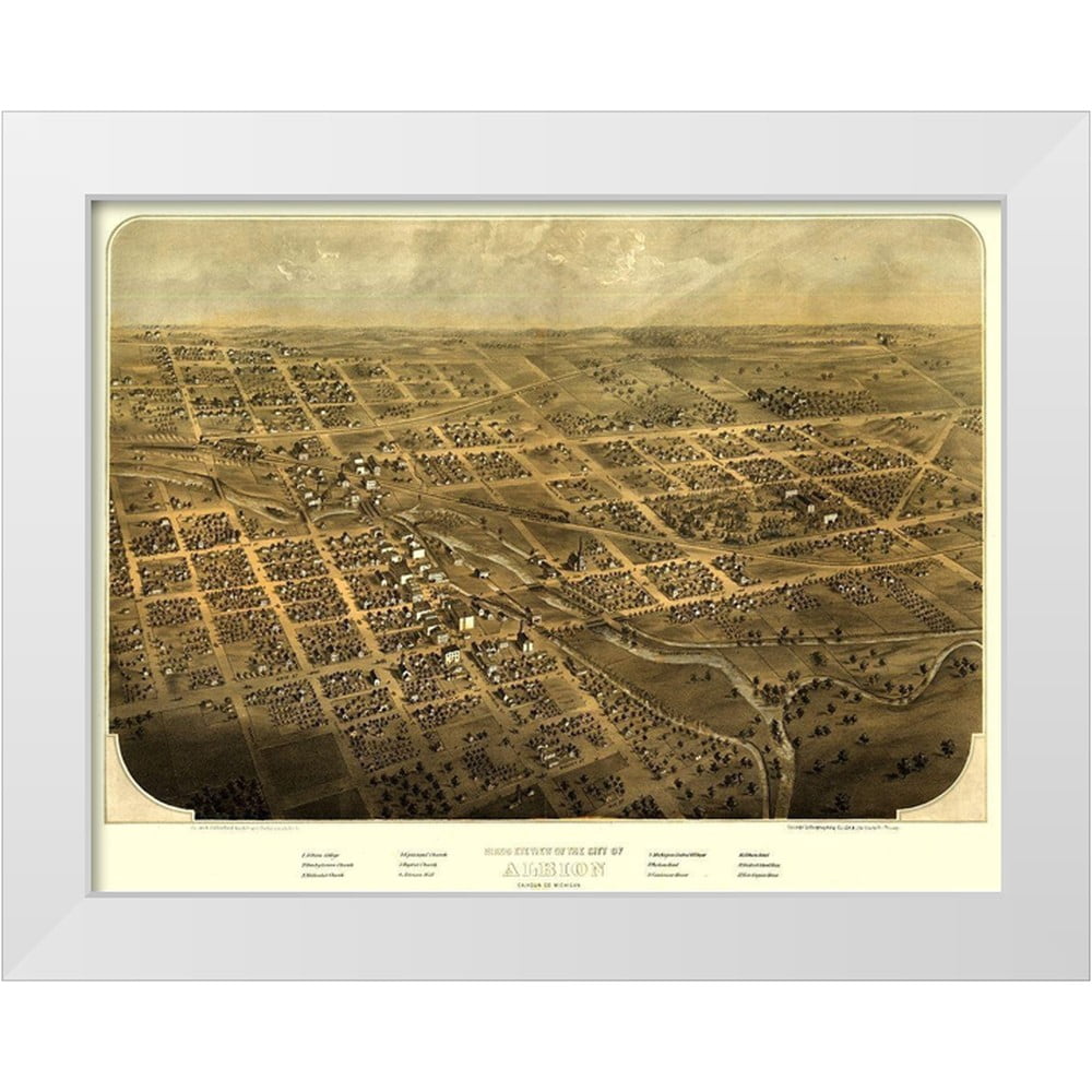 Ruger 14x12 White Modern Wood Framed Museum Art Print Titled - Albion ...