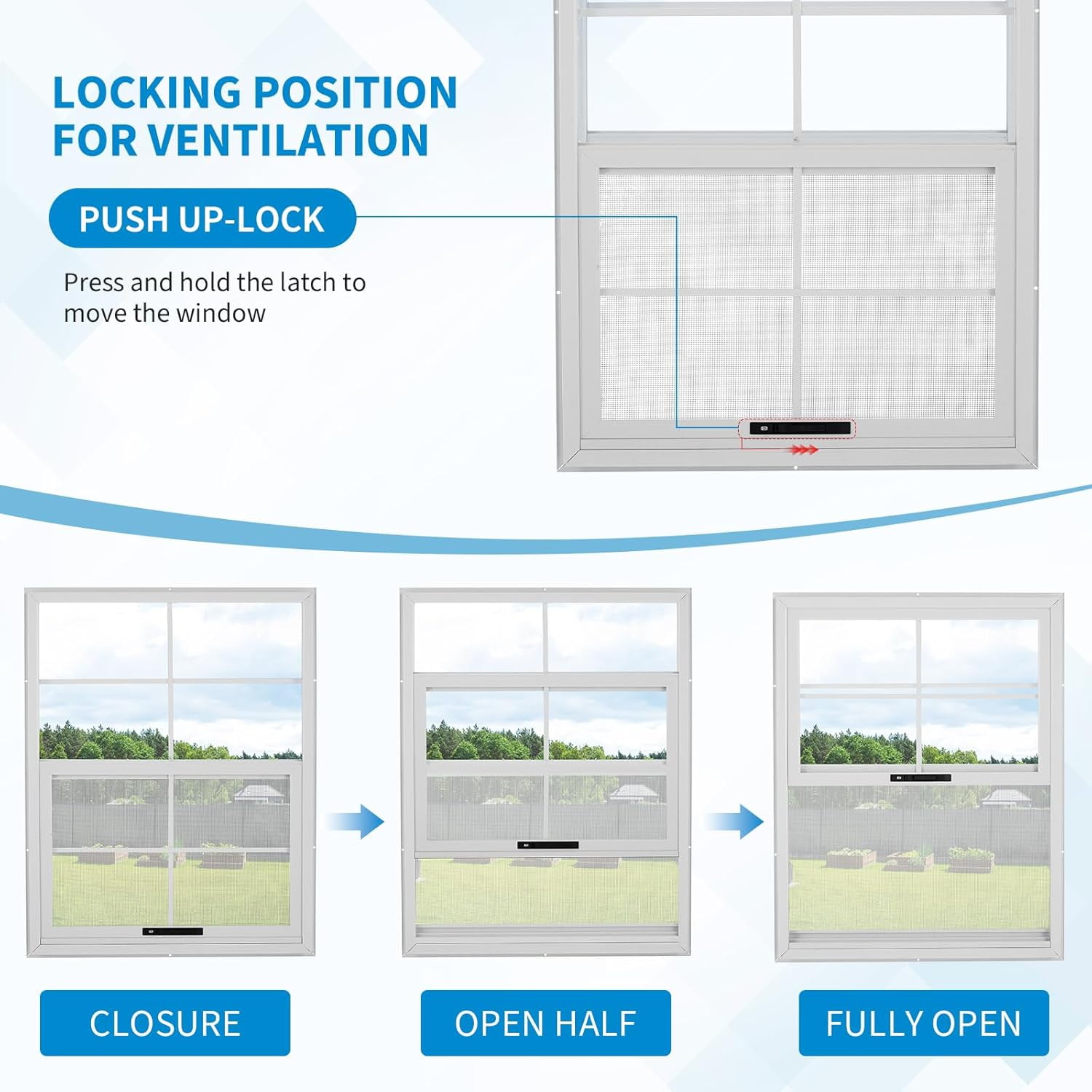 Rugerasy 2 Pack 24*27 Inch Sliding Shed Windows - Aluminum Frame with ...