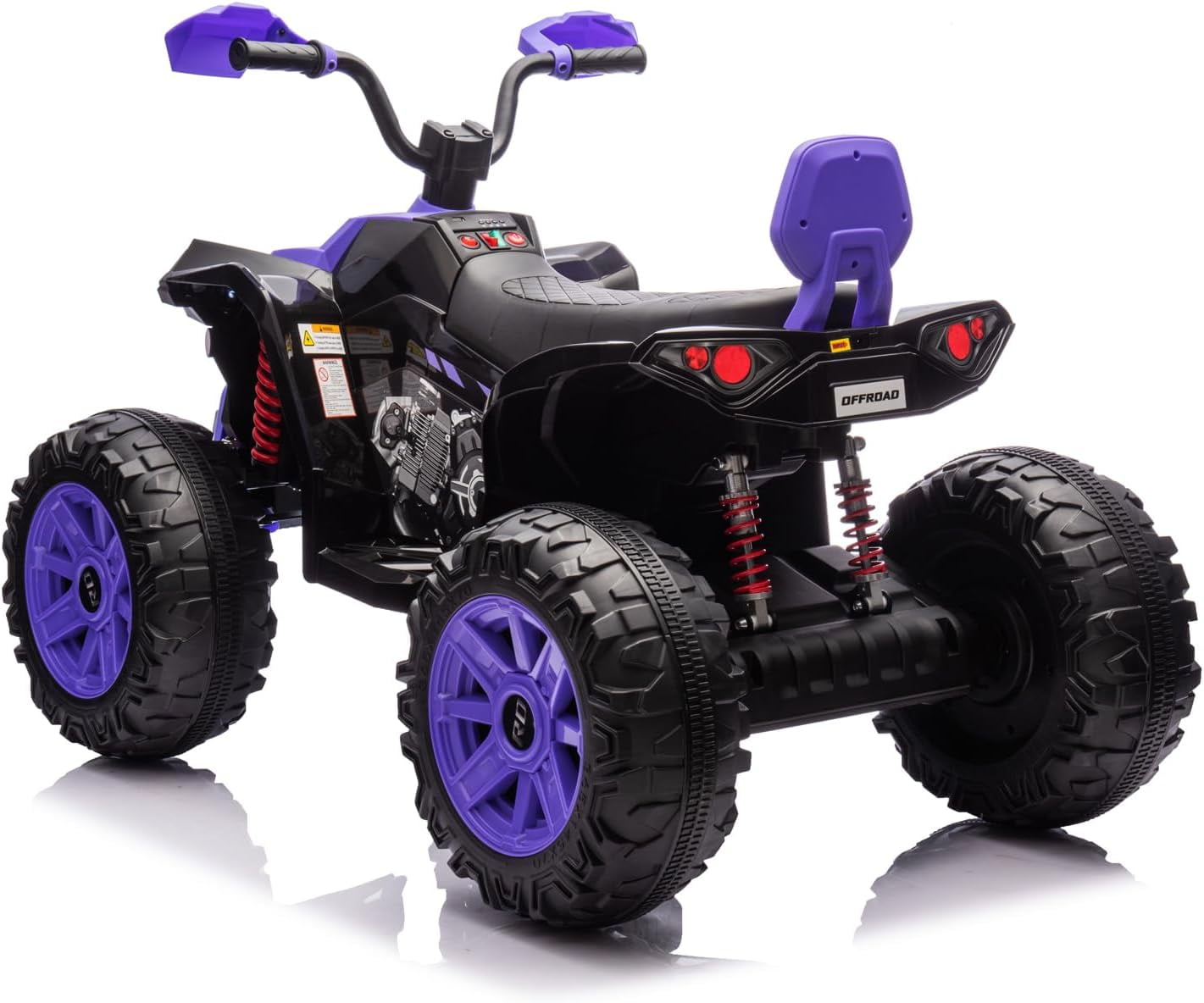 Rugerasy 24V 2 Seater Electric ATV , Off-Road Ride On Quad Car w ...