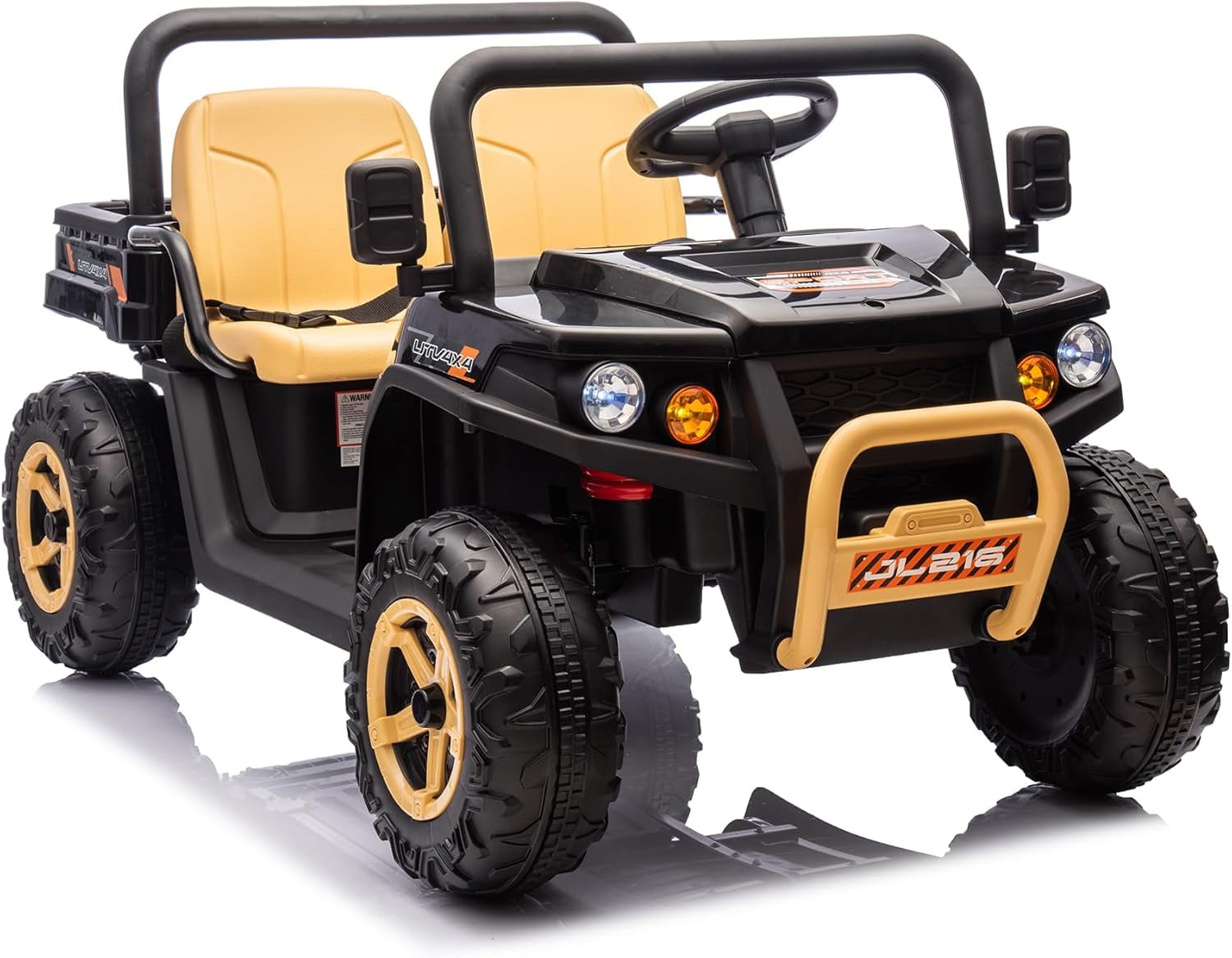 Rugerasy 24v Ride On Dump Truck,2 Seater Electric Ride On Car Toy for ...