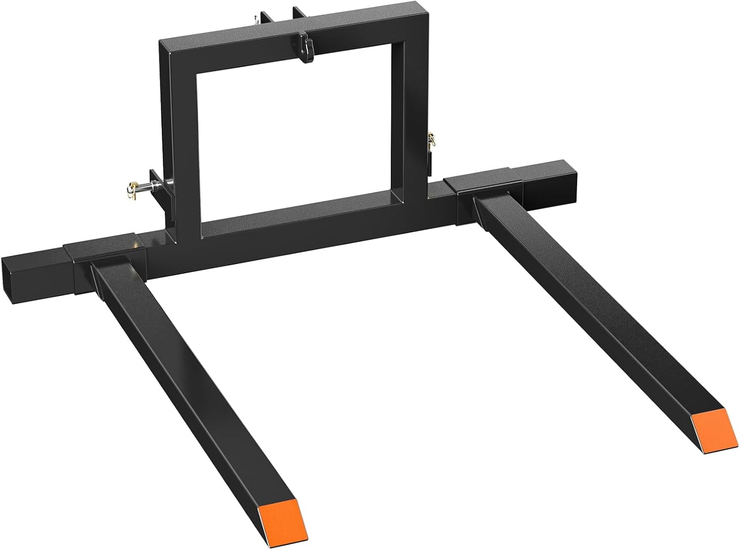Rugerasy 3 Point 1500 lbs Hitch Pallet Fork for Tractor,Capacity ...