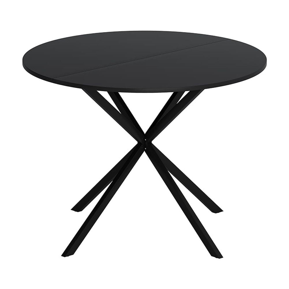 Rugerasy 42.13 Inch Modern Dining Table, Round Occasional Table With ...