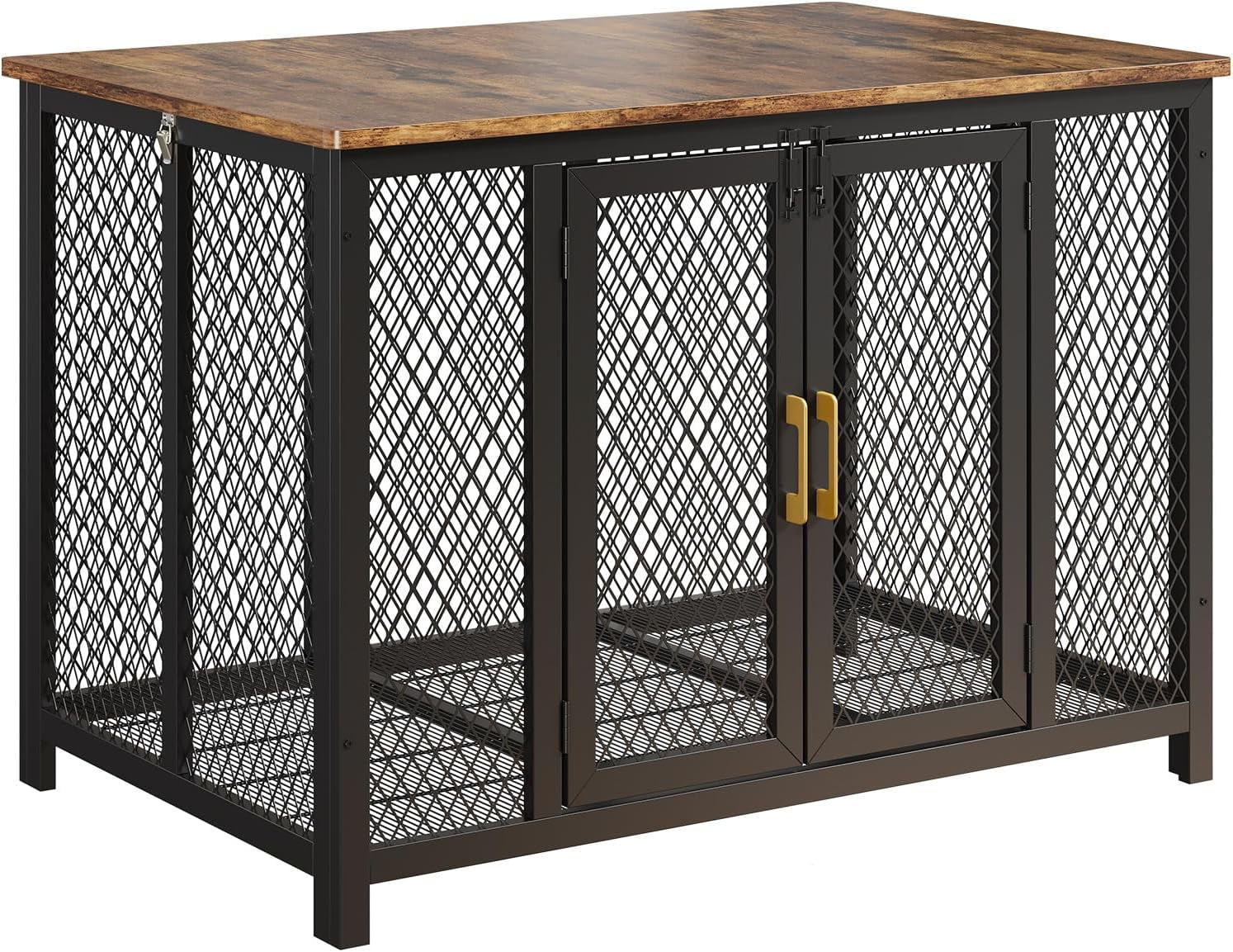 Rugerasy 48 Inch Large Dog Crate Kennel Cage for Large Dogs,Heavy Duty ...