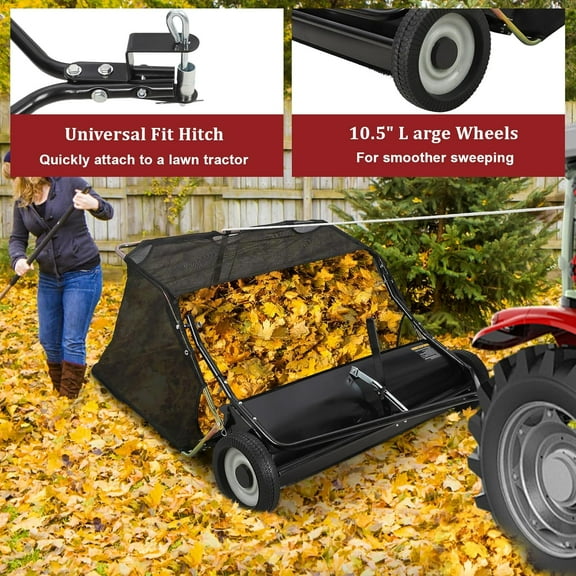 Shop Tow Behind Lawn Sweepers for Leaf and Debris Collection