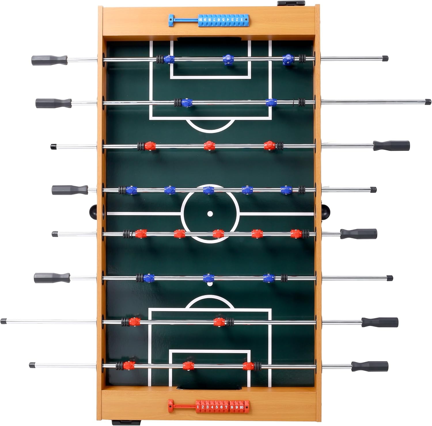 Rugerasy 54Inch Foosball Table,Soccer Game Table with Analog Scoring ...