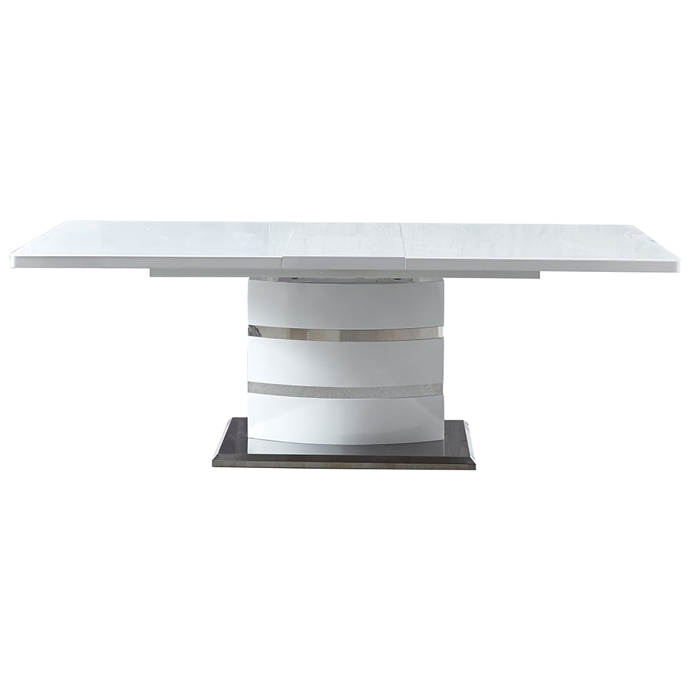 Rugerasy 62.99"-78.7" Dining Table For 6-10 Diners,Extending Dining ...