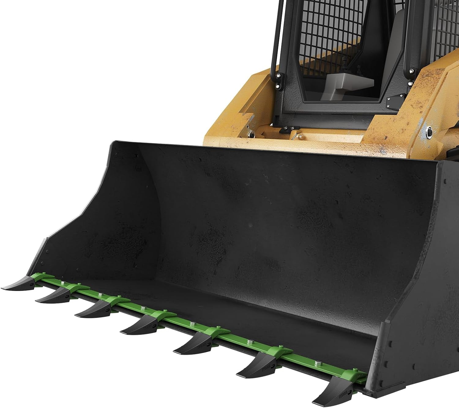 Rugerasy 72Inch Bucket Tooth Bar,4560 Lbs Heavy Duty Tractor Bucket 6 ...