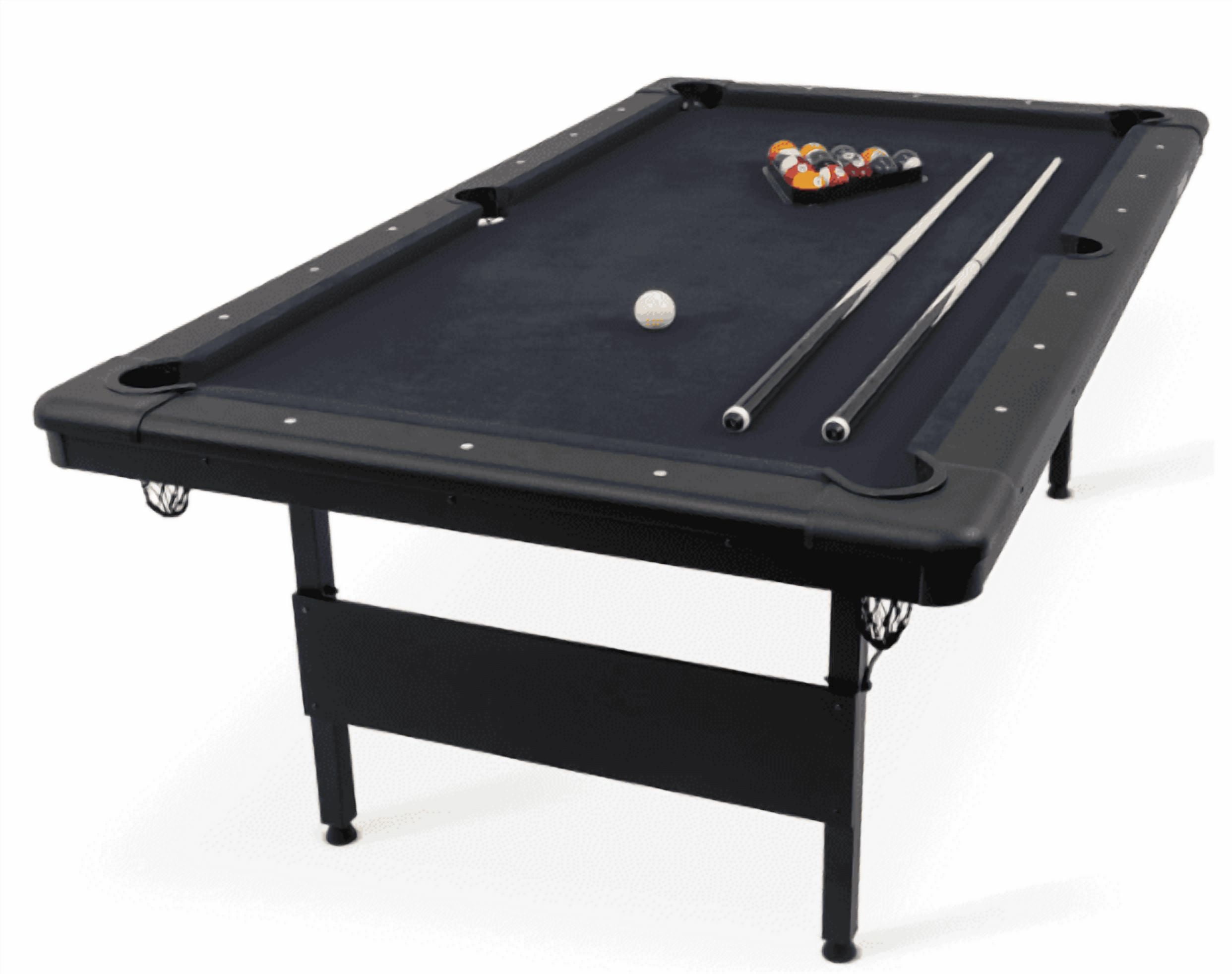 Rugerasy 7FT Home Foldable Pool Table,Standard Style,Carbon Steel Frame ...