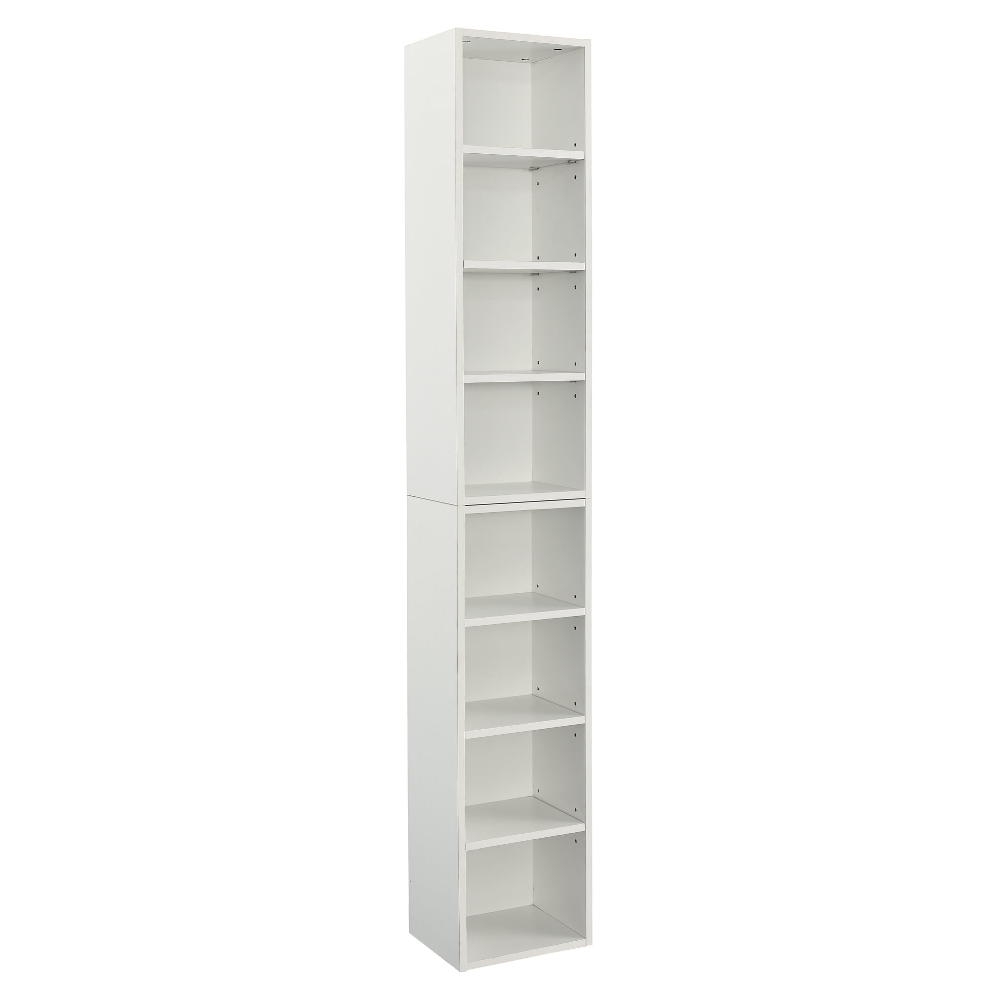 Rugerasy 8-Tier Media Tower Rack CD DVD Storage Cabinet With Adjustable ...
