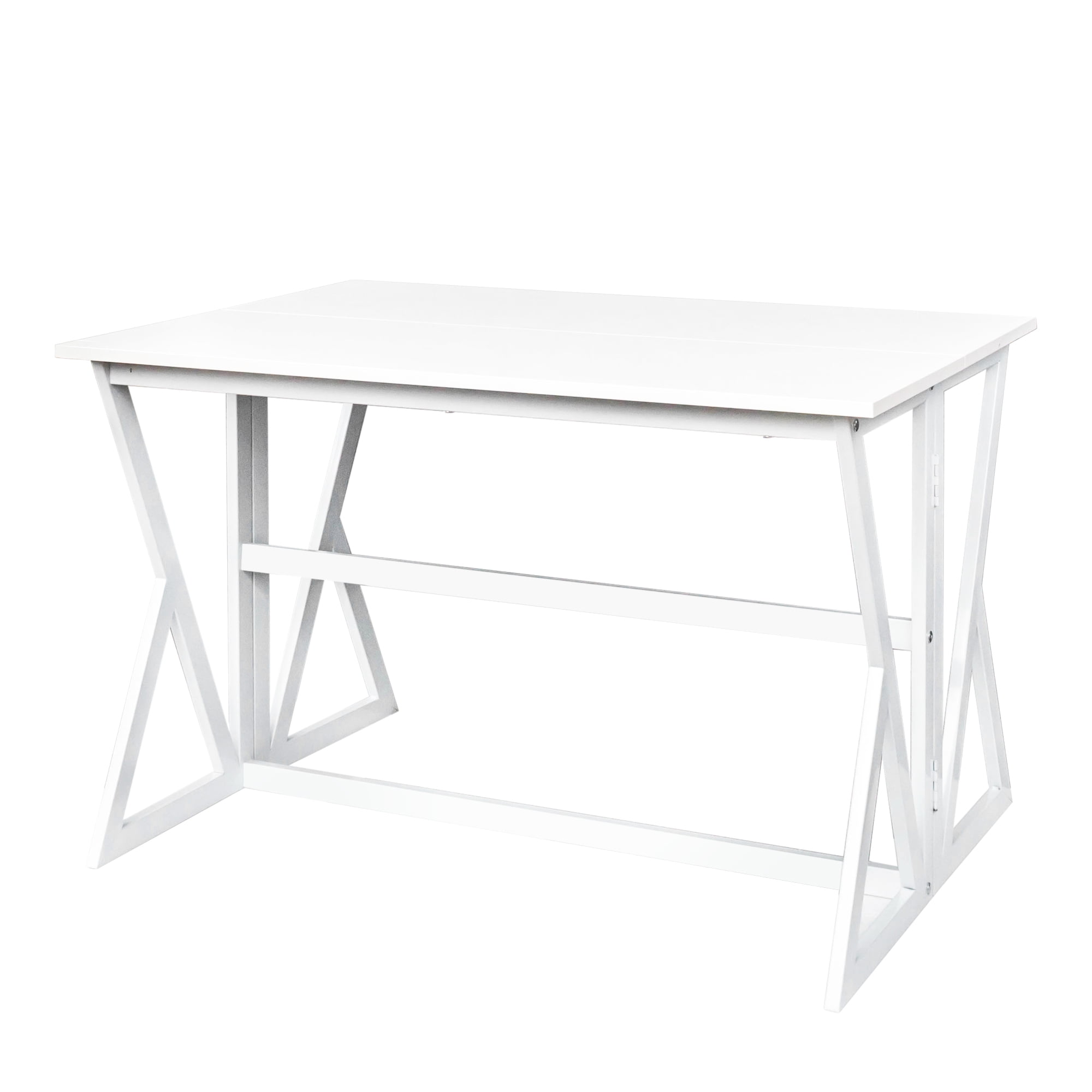 Rugerasy Expandable Dining Table Drop Leaf Table Extended Functions ...