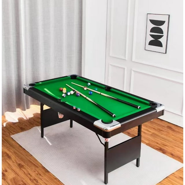 Rugerasy Portable Pool Table for Families,with Easy Folding for Storage ...