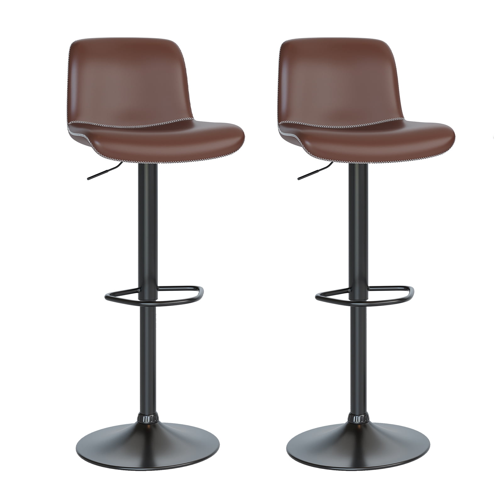 Rugerasy Swivel Bar Stools Set,Counter Height Swivel Bar Stools with ...