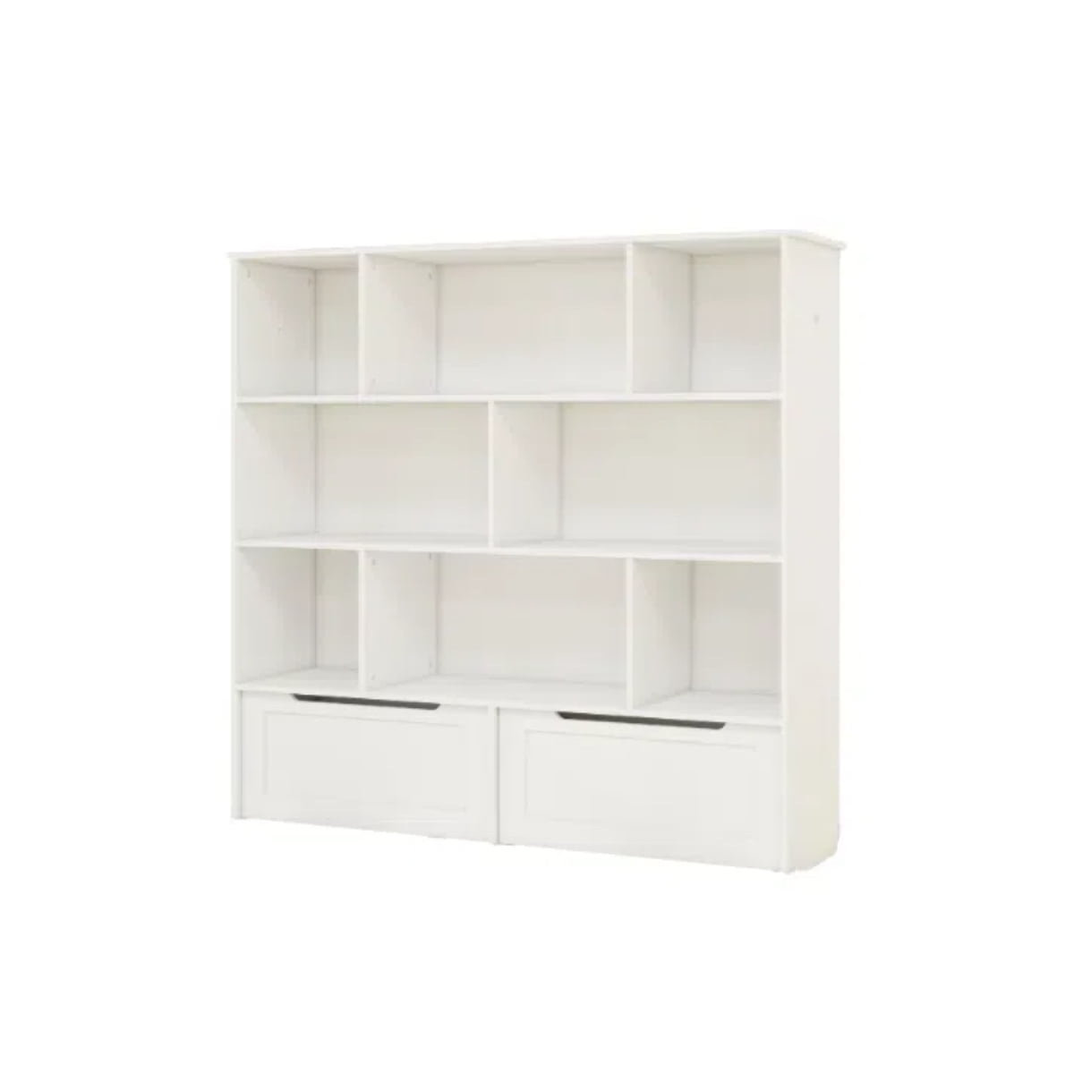 Rugerasy Toy Storage Organizer With 2 Movable Drawers, Wooden Bookshelf ...