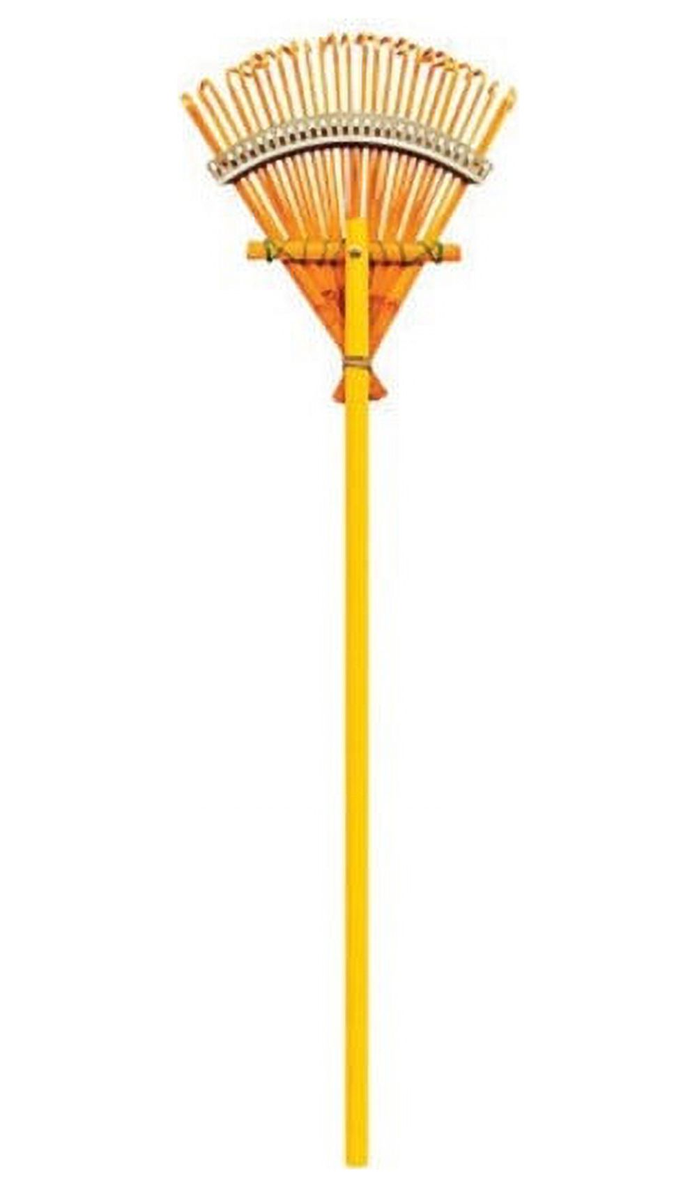 Rugg Deluxe Bamboo Garden Rake with 36" Hardwood Handle, 10" Head Width ...