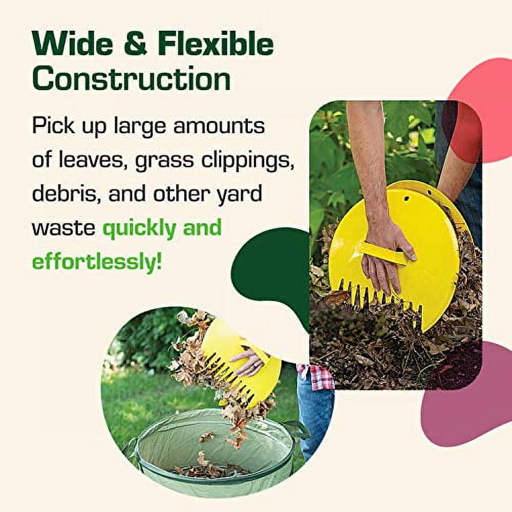 Rugg Original Leaf Scoops, Large Size Hand Rake Claws for Debris & Yard ...