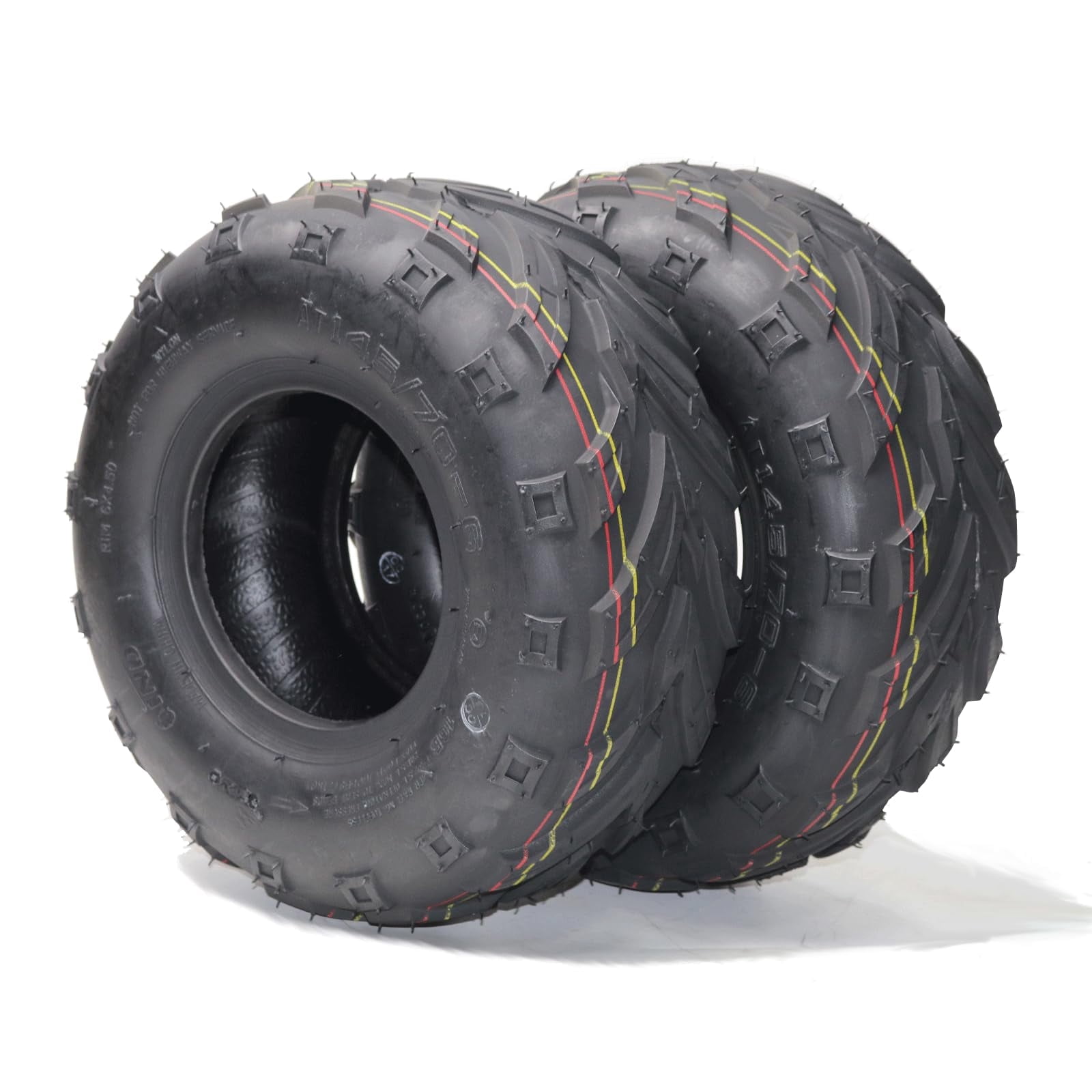 Rugged 4PR Tubeless ATV/UTV Tires – All-Terrain Off-Road, Multipurpose ...