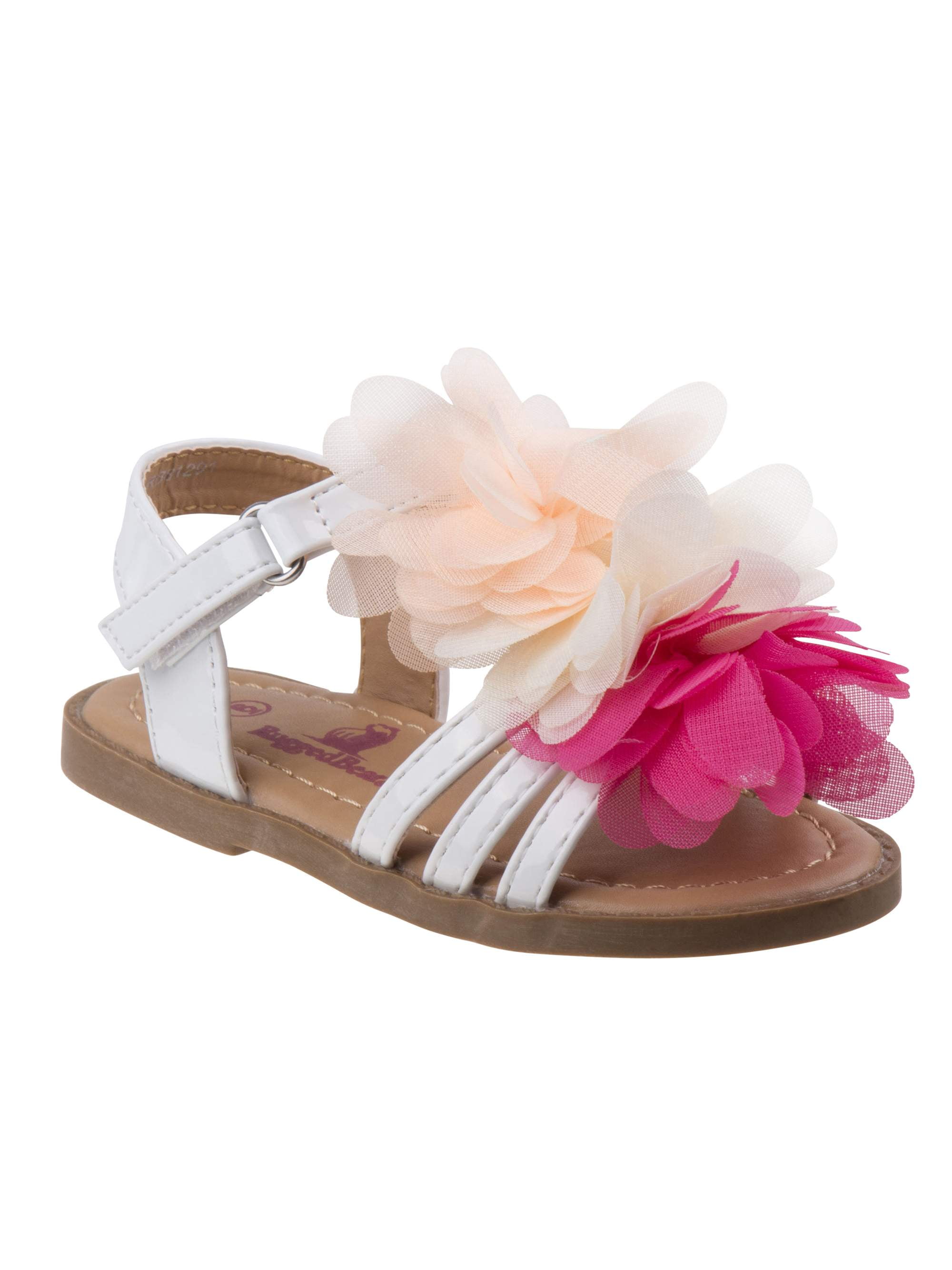 Rugged Bear Girls' Fabric Multicolor Sandals - Walmart.com