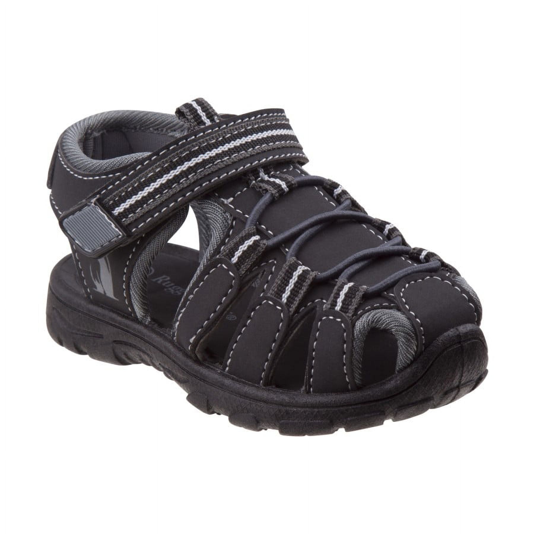 Rugged Bear Toddler Boy Closed Toe Hook & Loop Fisherman Style Sport ...