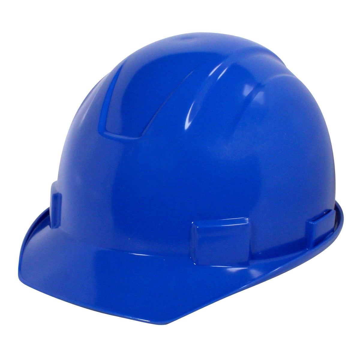 Rugged Blue Adult Male Defender 4-Point Ratchet Hard Hat Cap - Blue ...