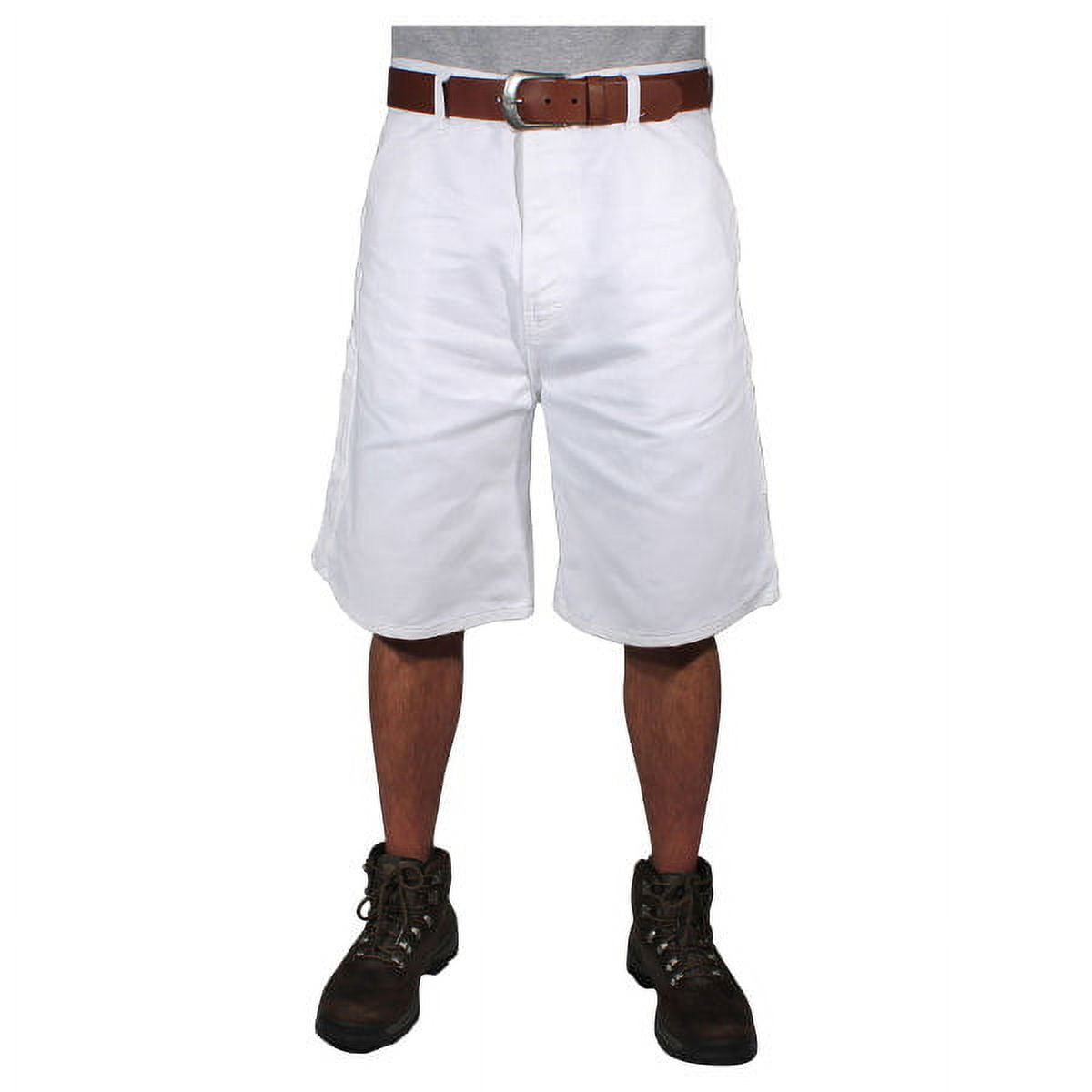 Rugged Blue Male Workwear Painters Shorts Regular Fit Men - White - 46 ...