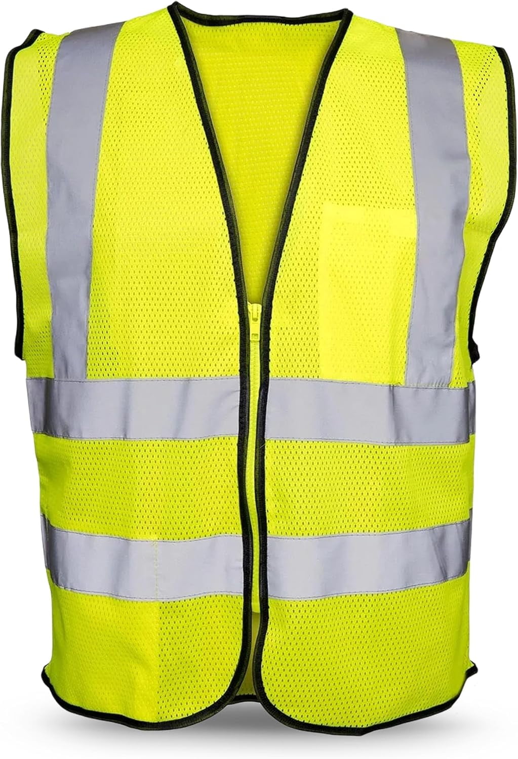 Rugged Blue Type R Class 2 Hi-Vis Mesh Safety Vest, Hi-Vis Yellow, 4XL ...