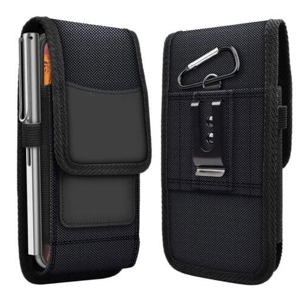 Rugged Carabiner Belt Loop Case with Card Holder is Compatible with Consumer Cellular Iris ...