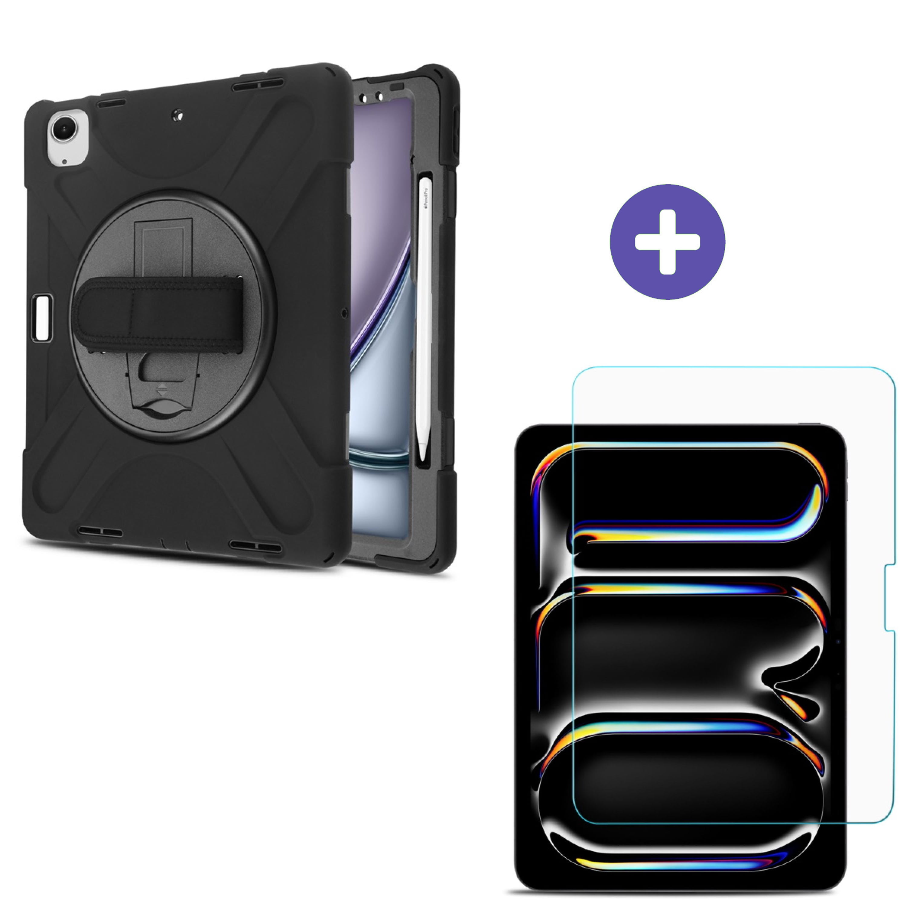 Rugged Case Compatible with iPad Air 13 (2024) / iPad Air 13 (2025 ...