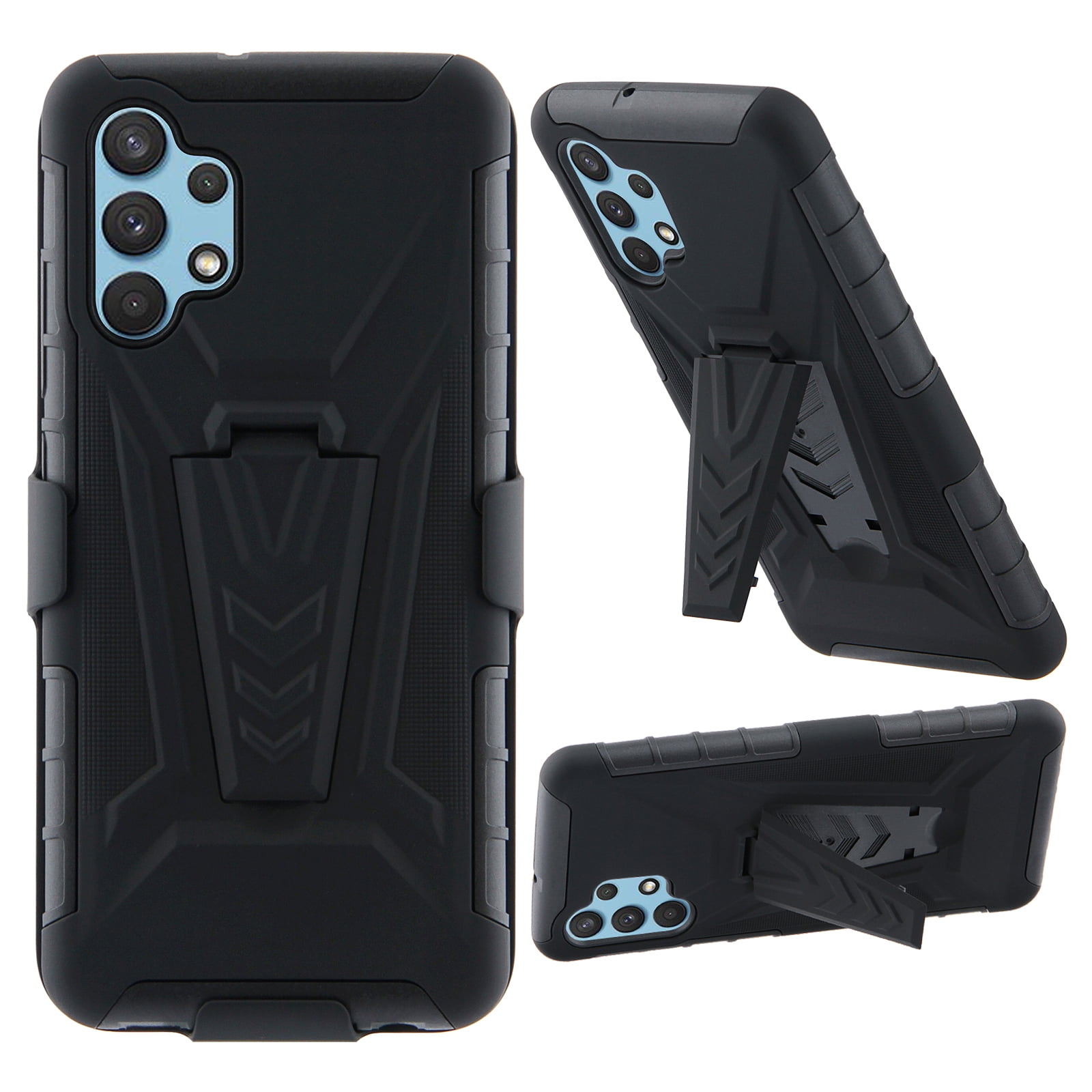 Rugged Case For Samsung A13 5G with Belt Clip Holster & Kickstand Heavy ...