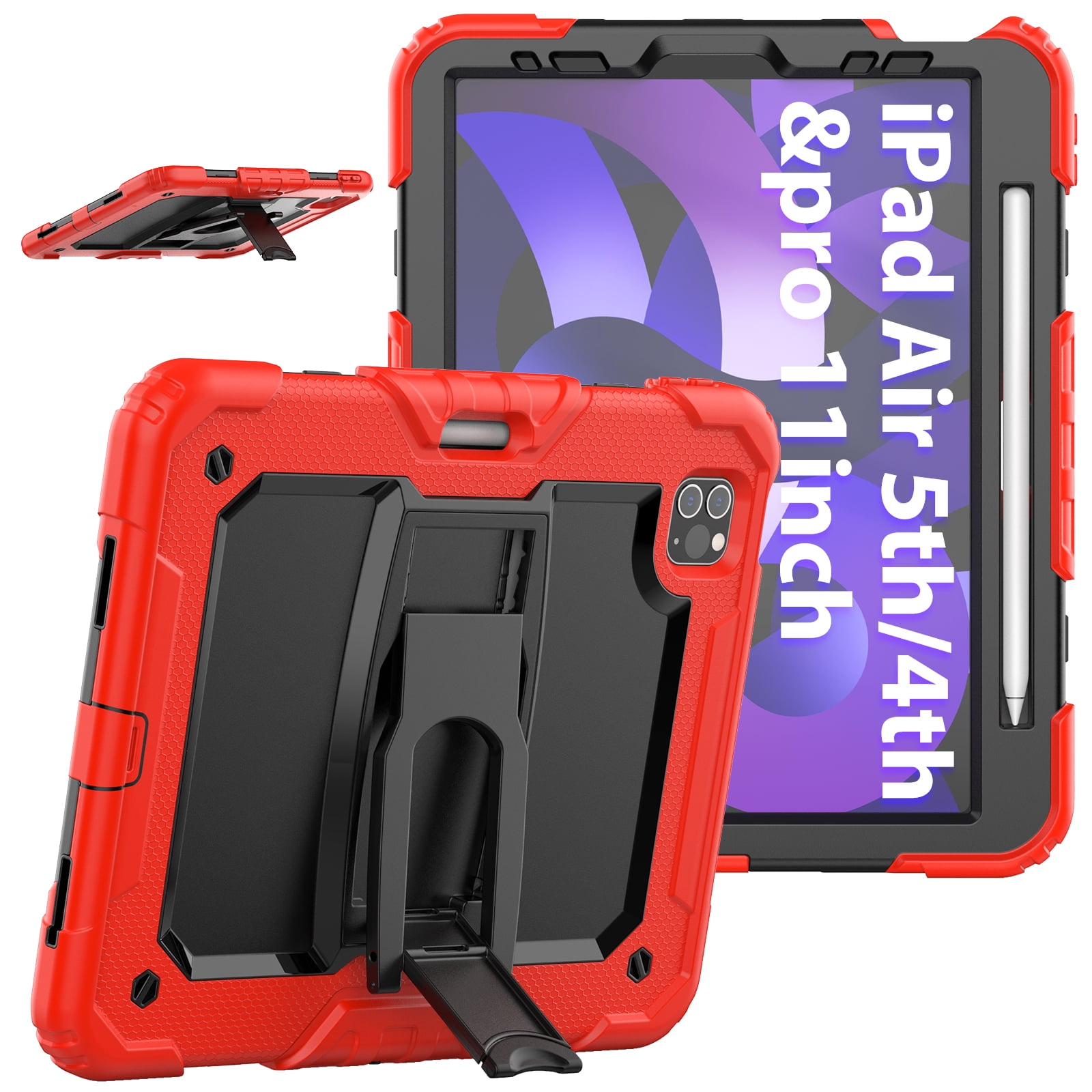 Rugged Case For iPad Pro 11 2022/2021/2020/2018 – 3-Layer Protection ...