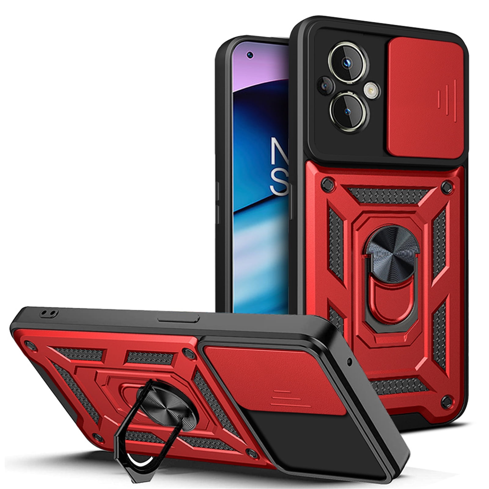 Rugged Case for OnePlus Nord N200 5G Shockproof Phone Case with Camera ...